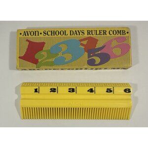 Avon | Accessories | Avon Novelty Plastic School Days Ruler Hair Comb ...